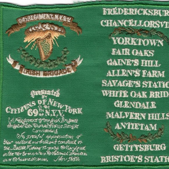 Accessories | Patch New York 69th Volunteers Civil War Battles ...